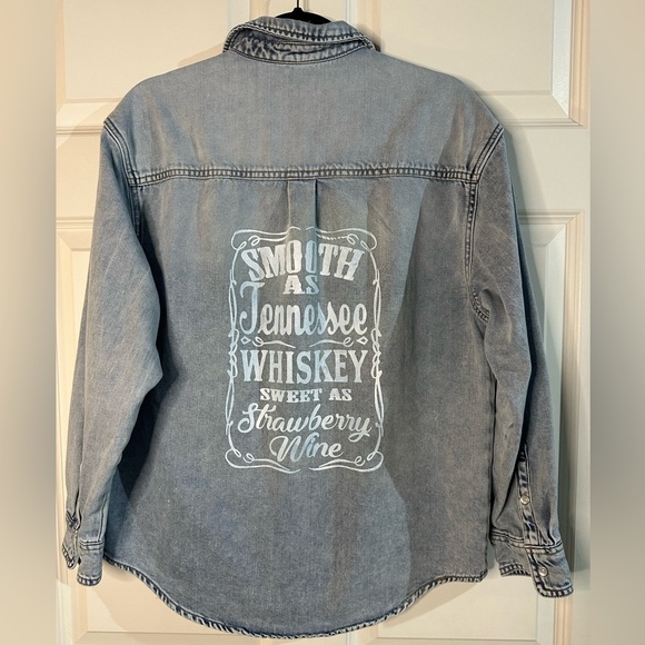 Handmade | Jackets & Coats | Custom Denim Jacket Upcycled Sweet Like ...